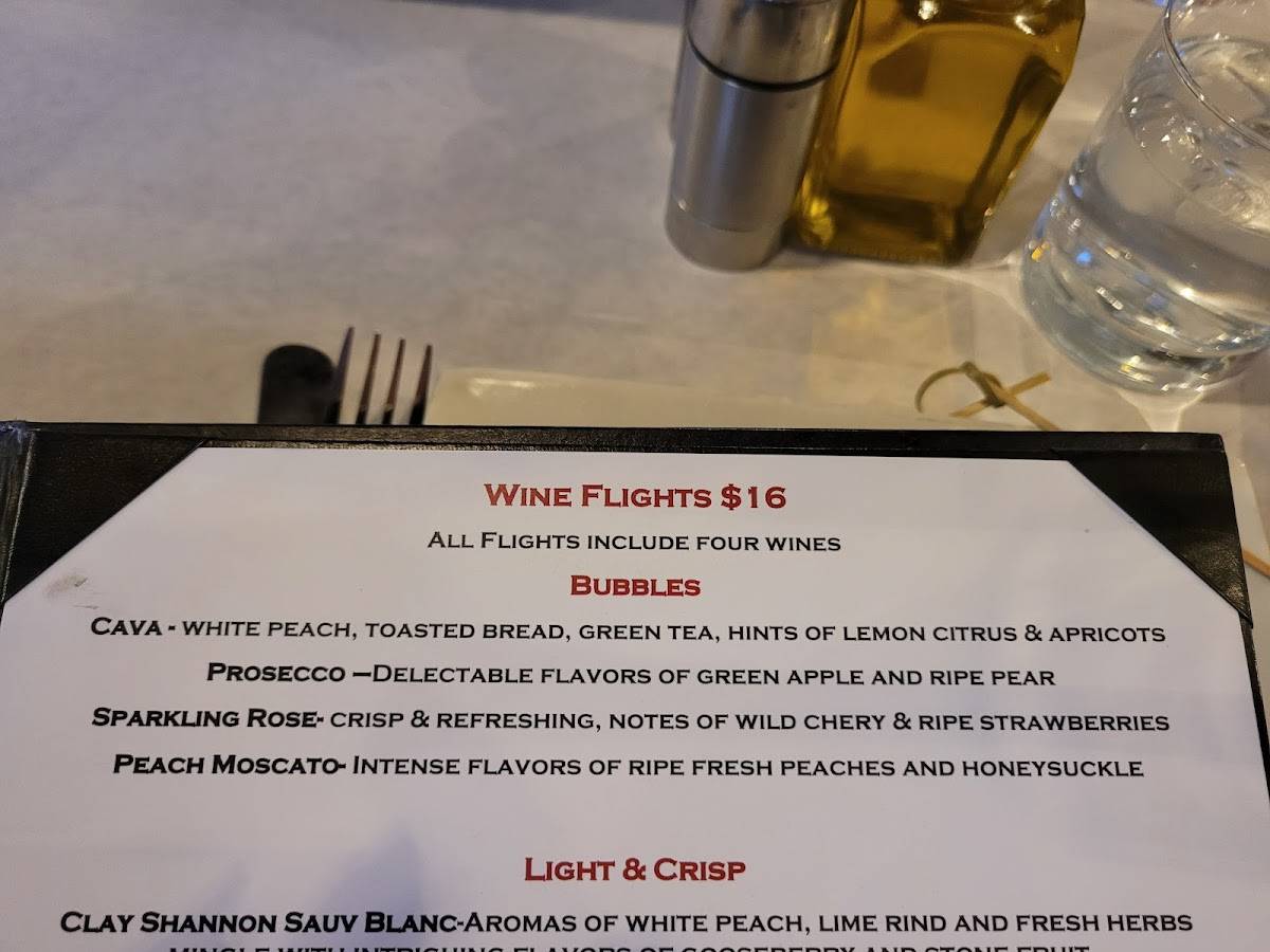 Menu at Labas Seafood Steak & Wine Bar, Monee