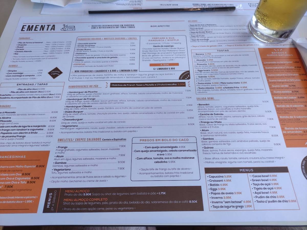 Menu at Moscada Restaurante & Bar, Guimaraes