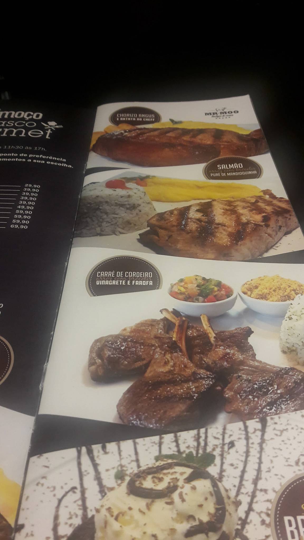 Menu em Mr.Moo Steakhouse, São José dos Campos