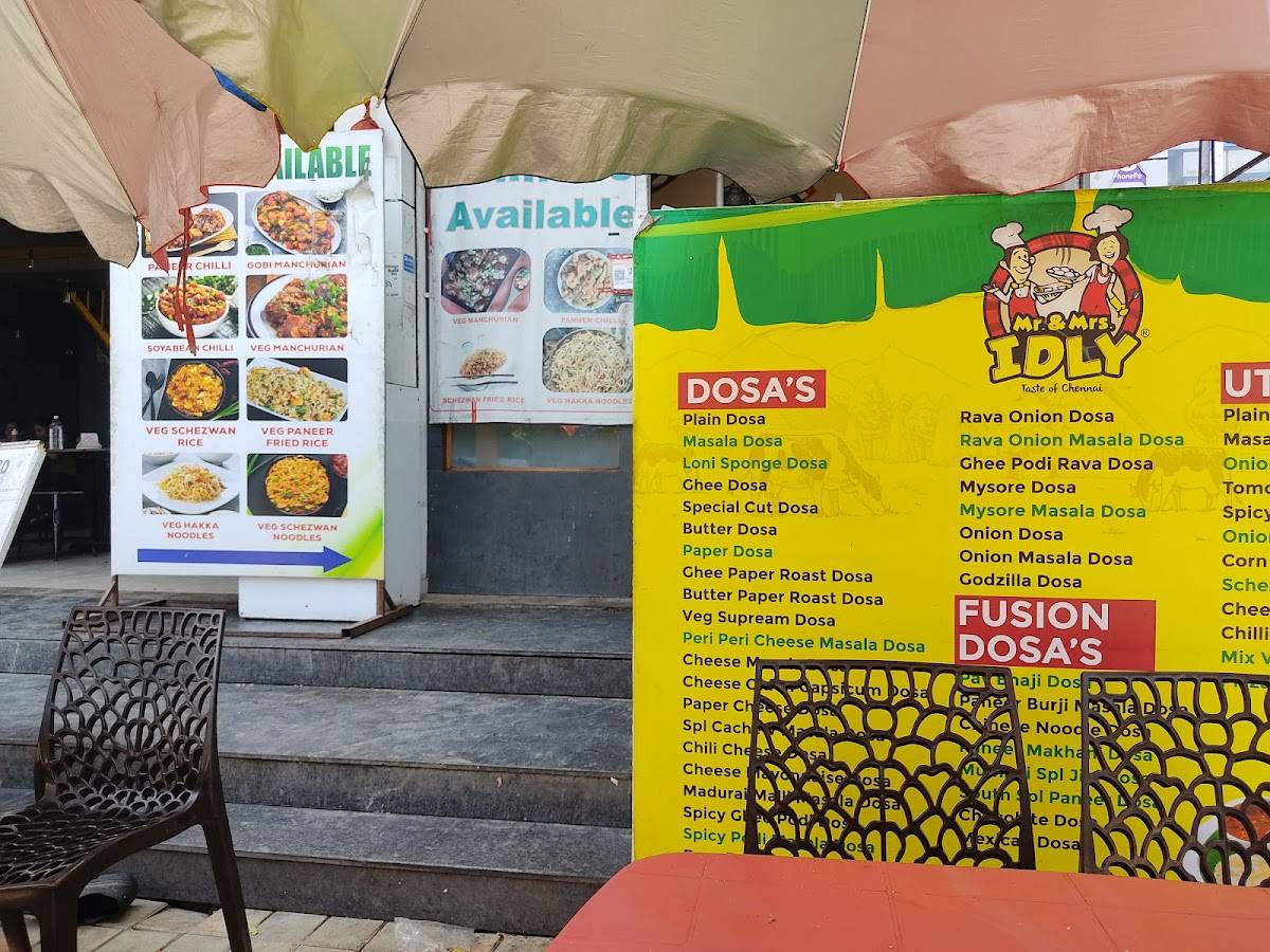 Menu at Mr & Mrs Idli, Pimpri-Chinchwad