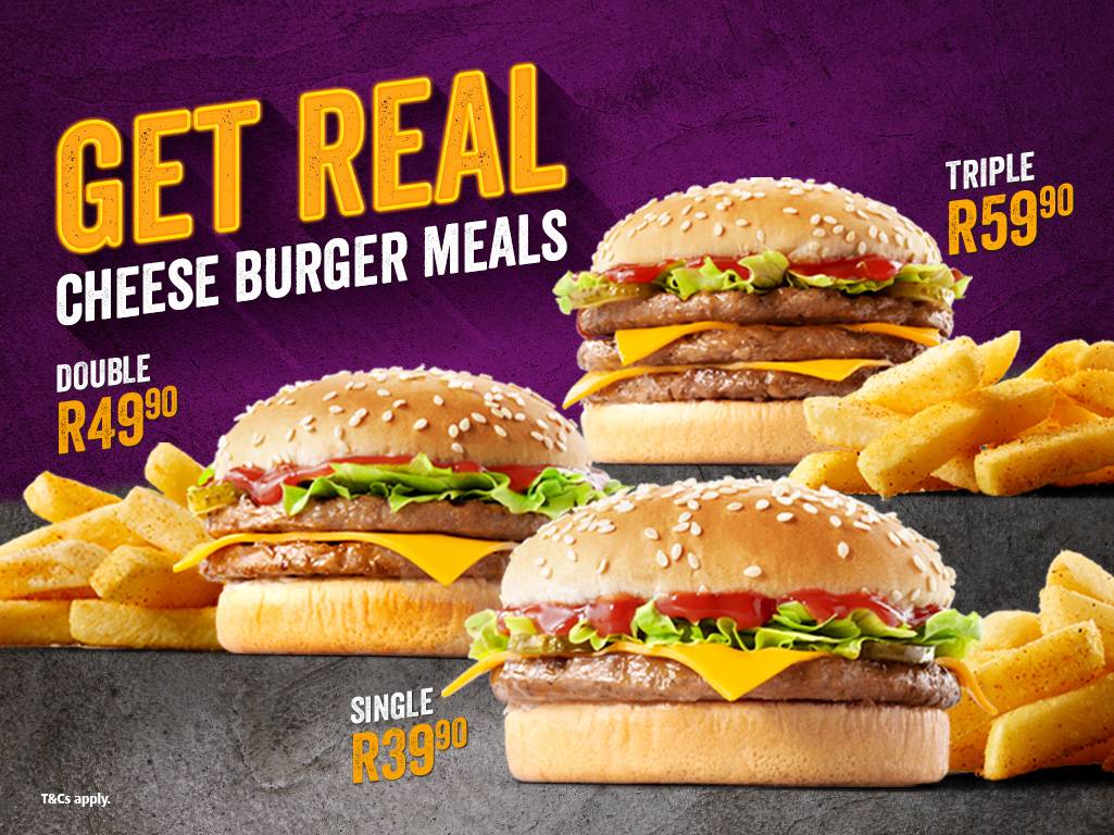 Menu at Steers restaurant, Mthatha, Shop 50
