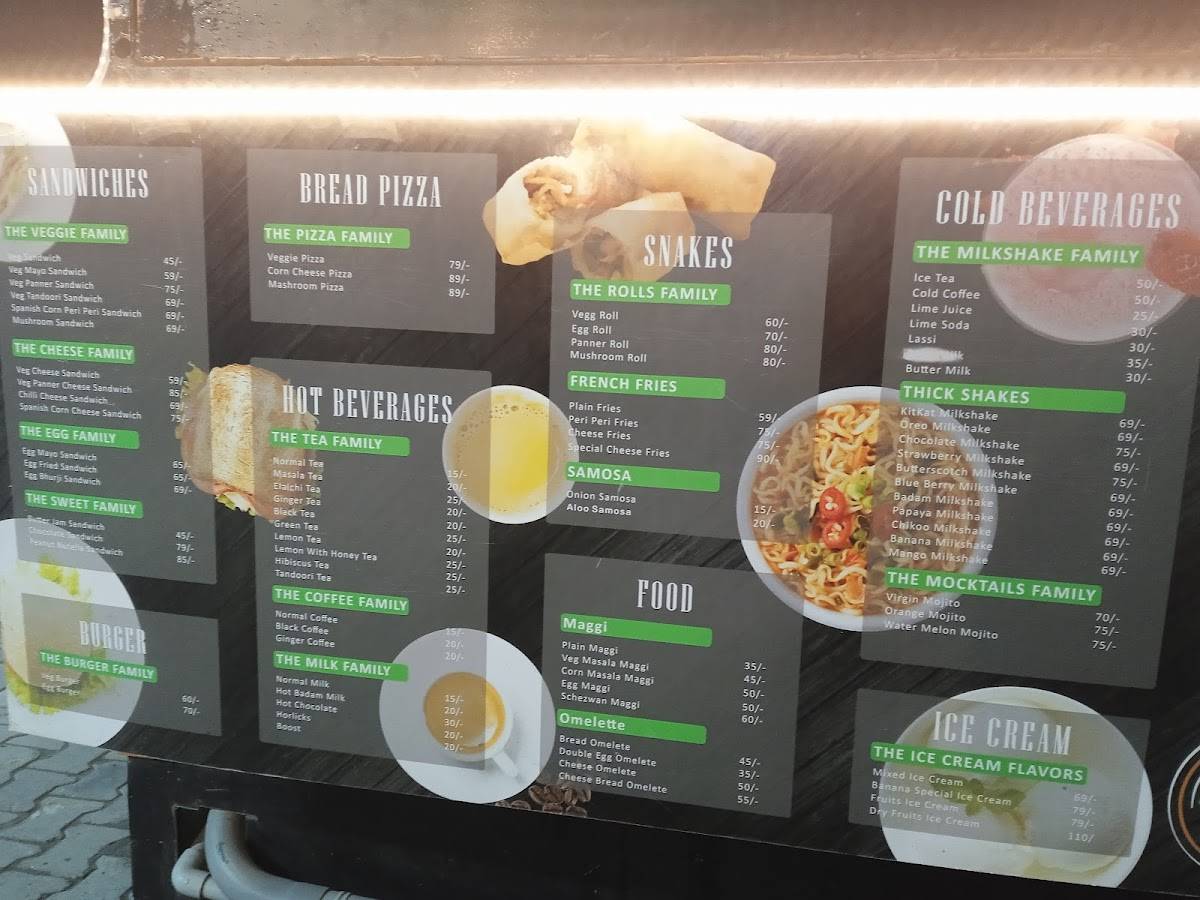 Menu at Mud House, Jigani