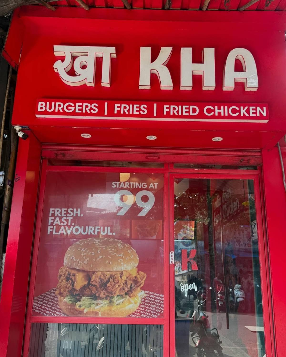 Menu at KHA - Burgers, Fries, Fried Chicken, Mumbai, Shop No.6