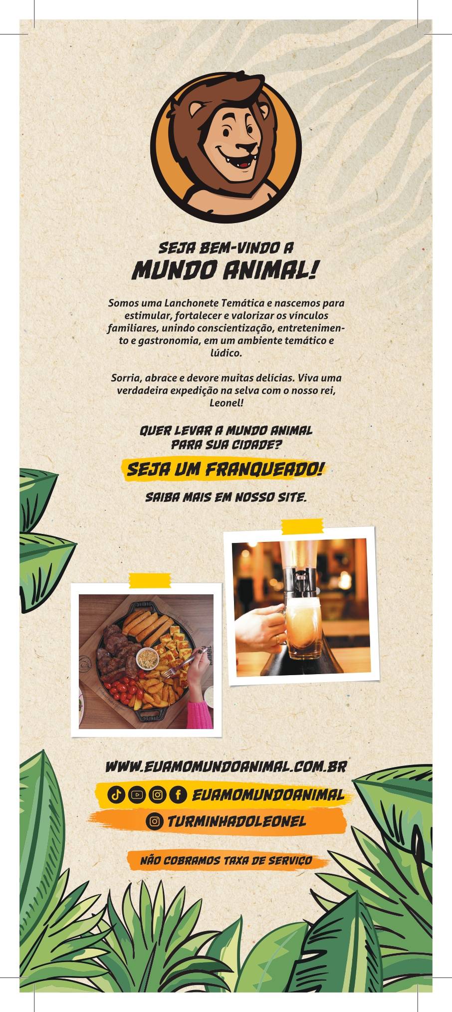 Menu em Mundo Animal Lanchonete Temática restaurante, Campos dos Goytacazes