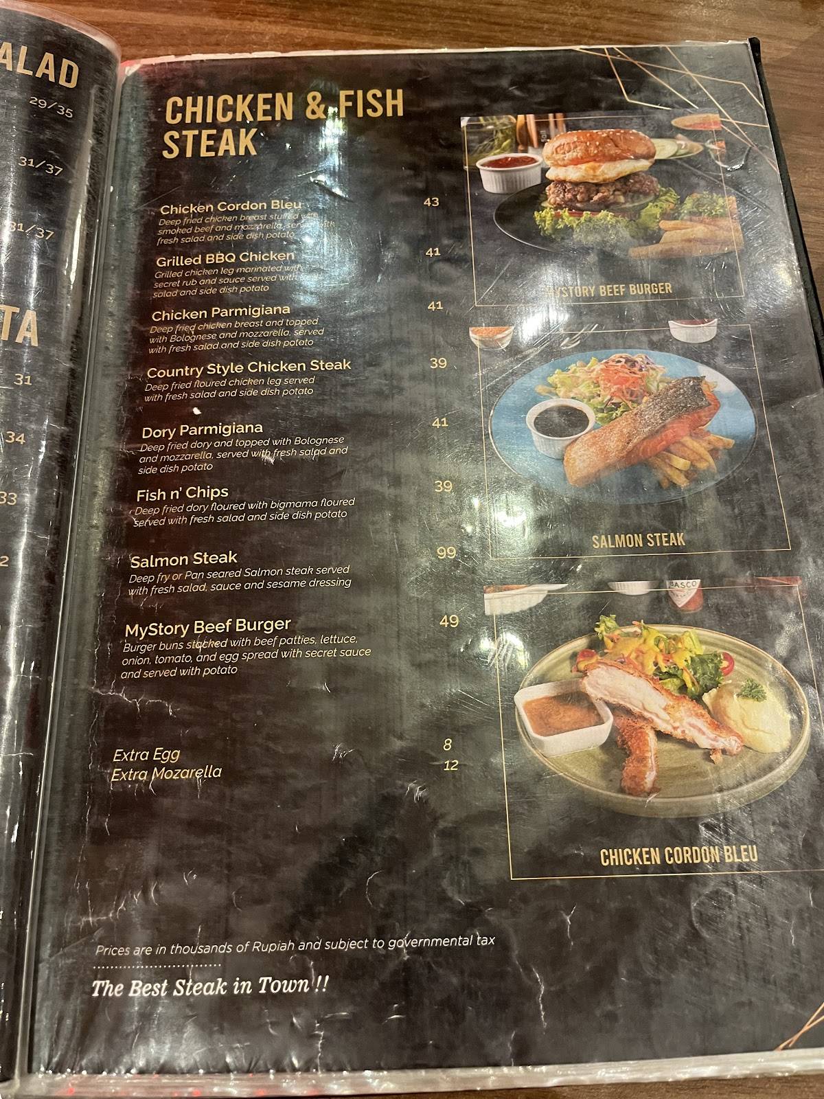 Menu at My Story Cafe, Eatery & Social House Madiun, Madiun