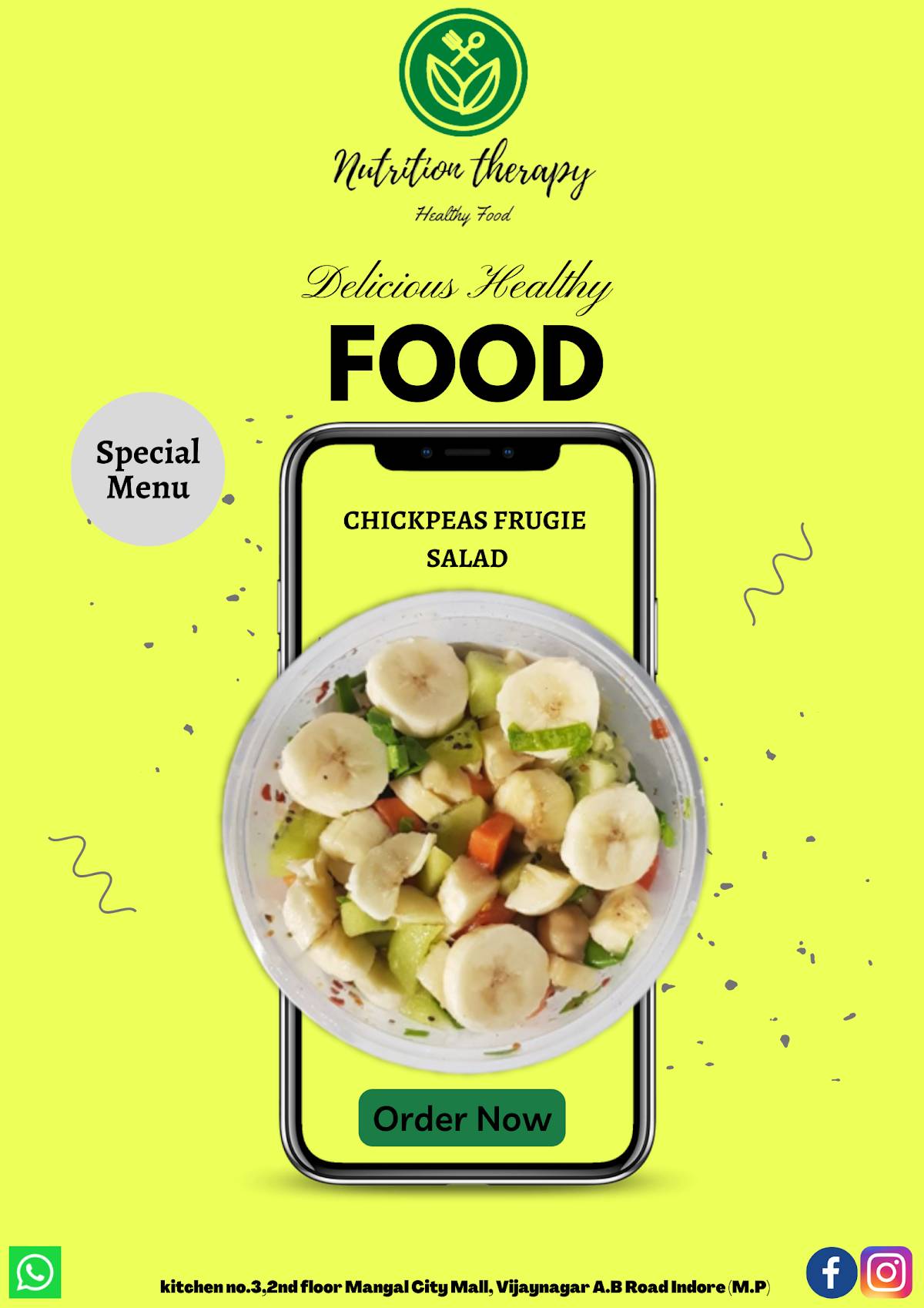 Menu at NUTRITION THERAPY, Indore