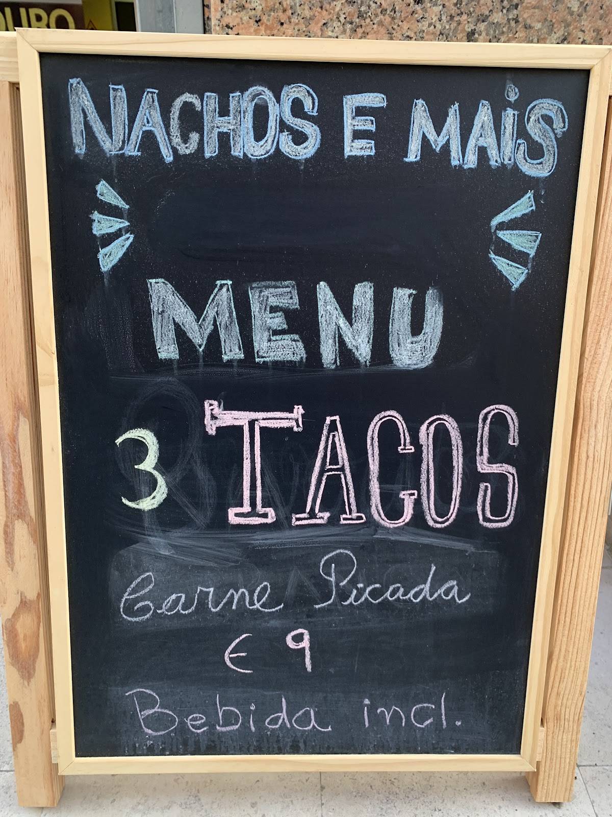 Menu at Nachos e Mais restaurant, Caldas da Rainha
