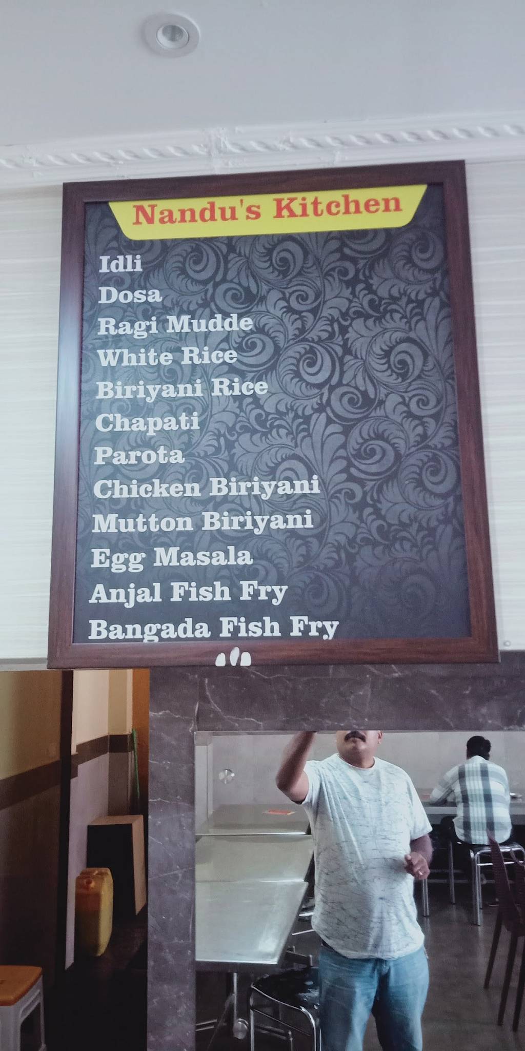 Menu at Namma Nandus Kitchen, Bengaluru