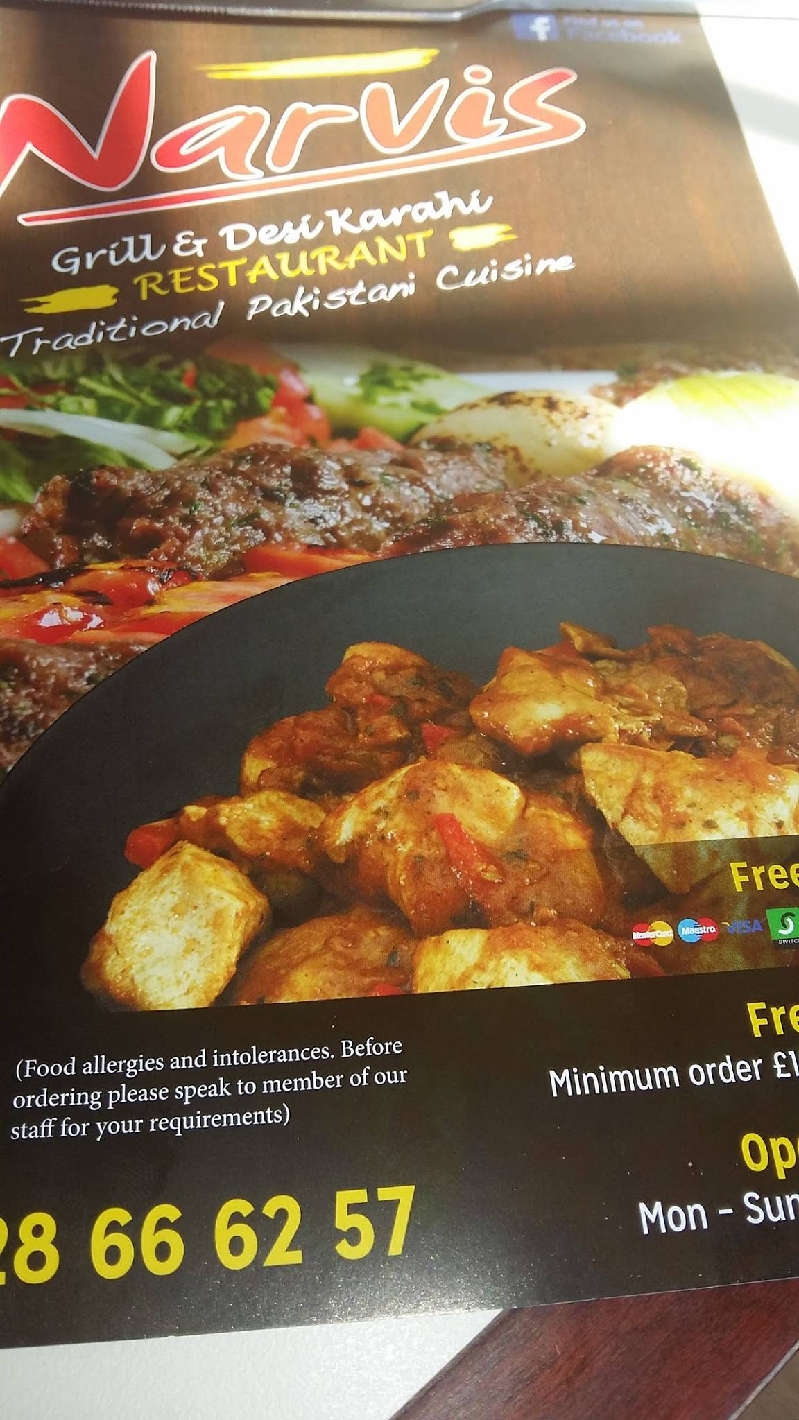 Menu at Narvis Grill & Desi Karahi restaurant, Slough