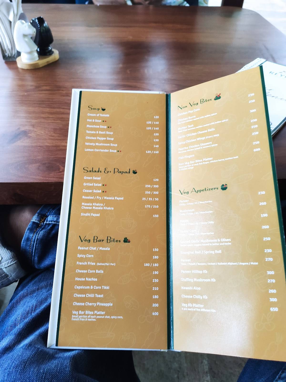 Menu at Keyfini Celebration Park, Nashik