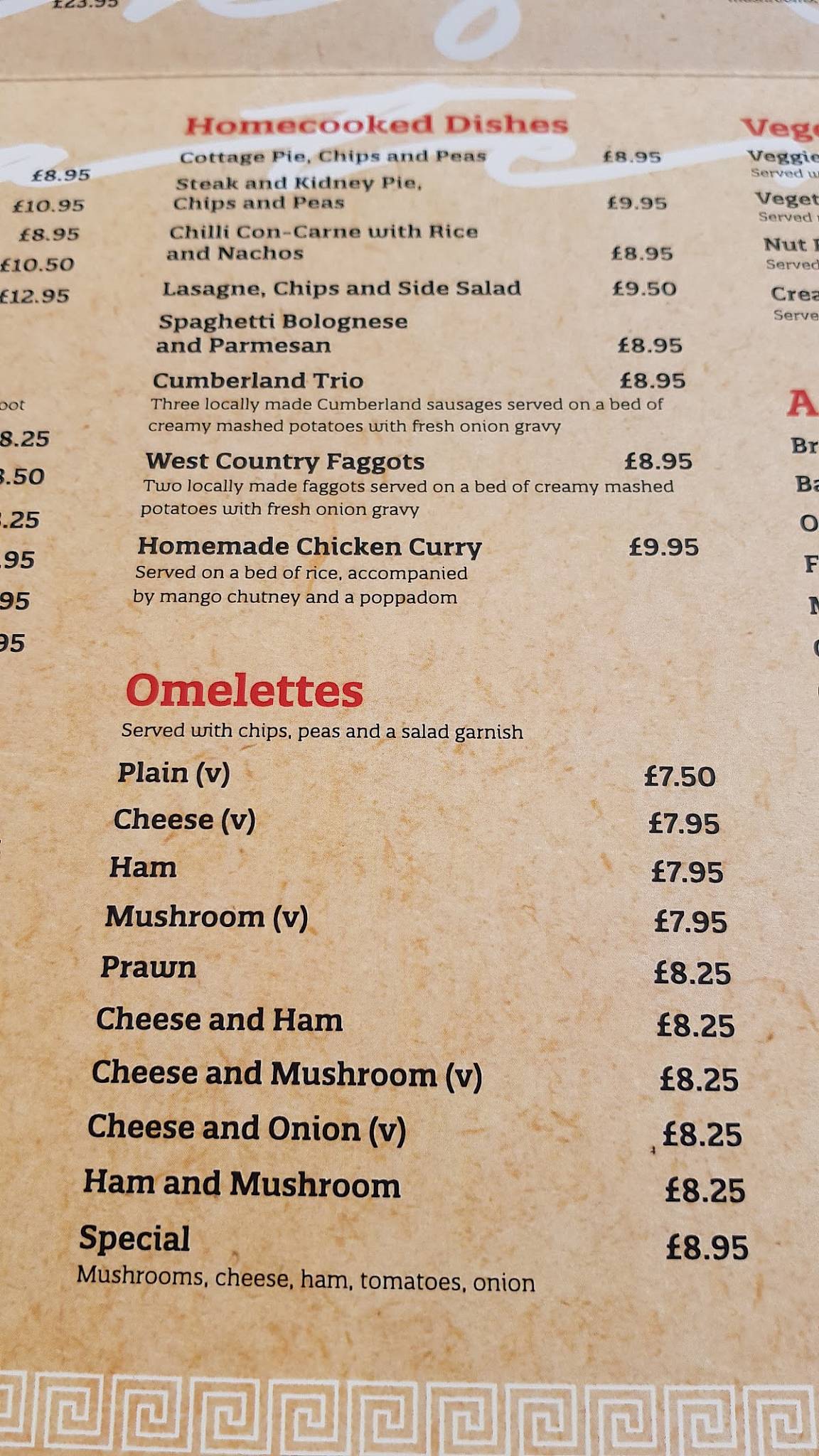 Menu at Nick's Fish Grill & Dessert pub & bar, Weston-super-Mare