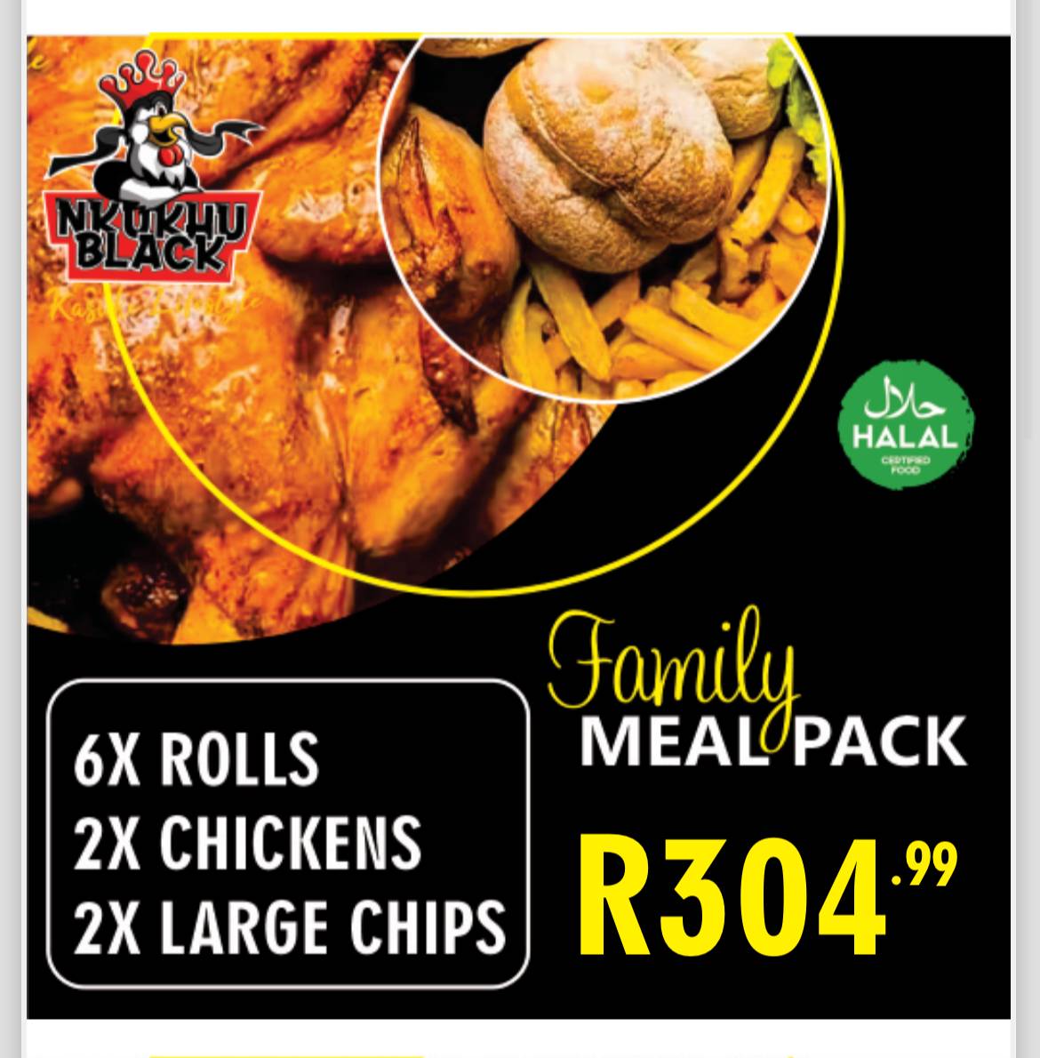 Menu at Nkukhu Black Benoni restaurant, Benoni