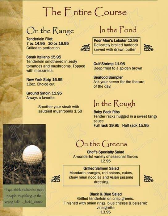 Menu at No No's pub & bar, Newburg, Highway 33 E