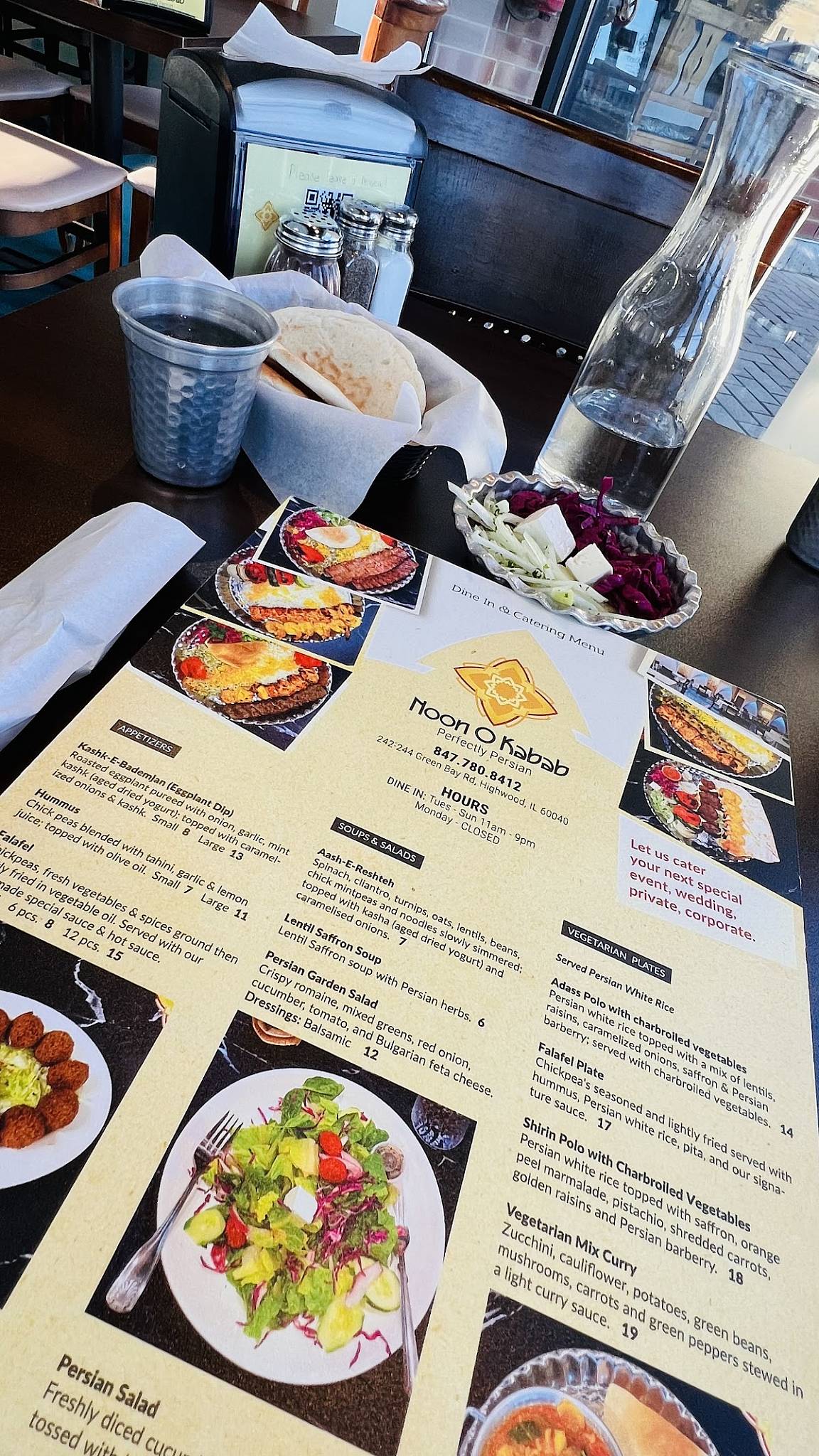 Menu at Noon O Kabab of Highwood restaurant, Highwood