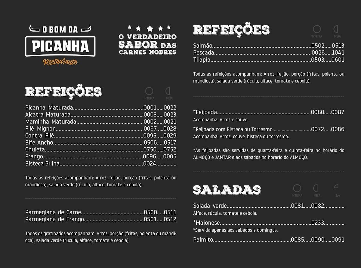 Menu em O Bom da Picanha restaurante, Itupeva, Av. Eduardo Anibal Lourençon
