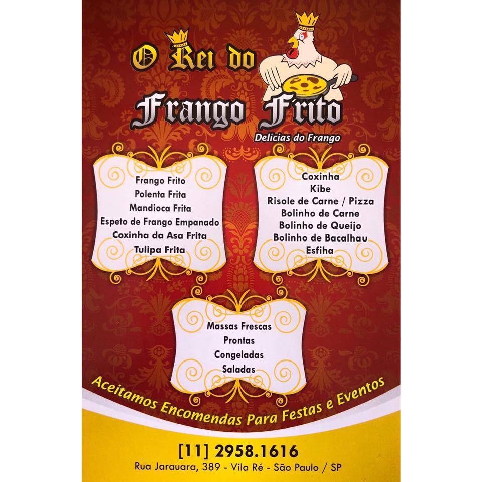 Menu em O Rei Do Frango Frito restaurante, São Paulo, R. Jarauara