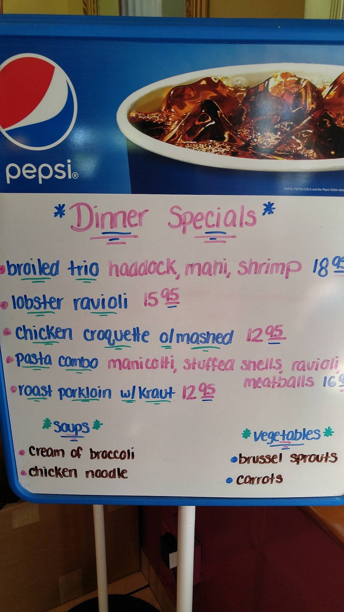 Menu at Ocean Grill Longneck restaurant, Long Neck