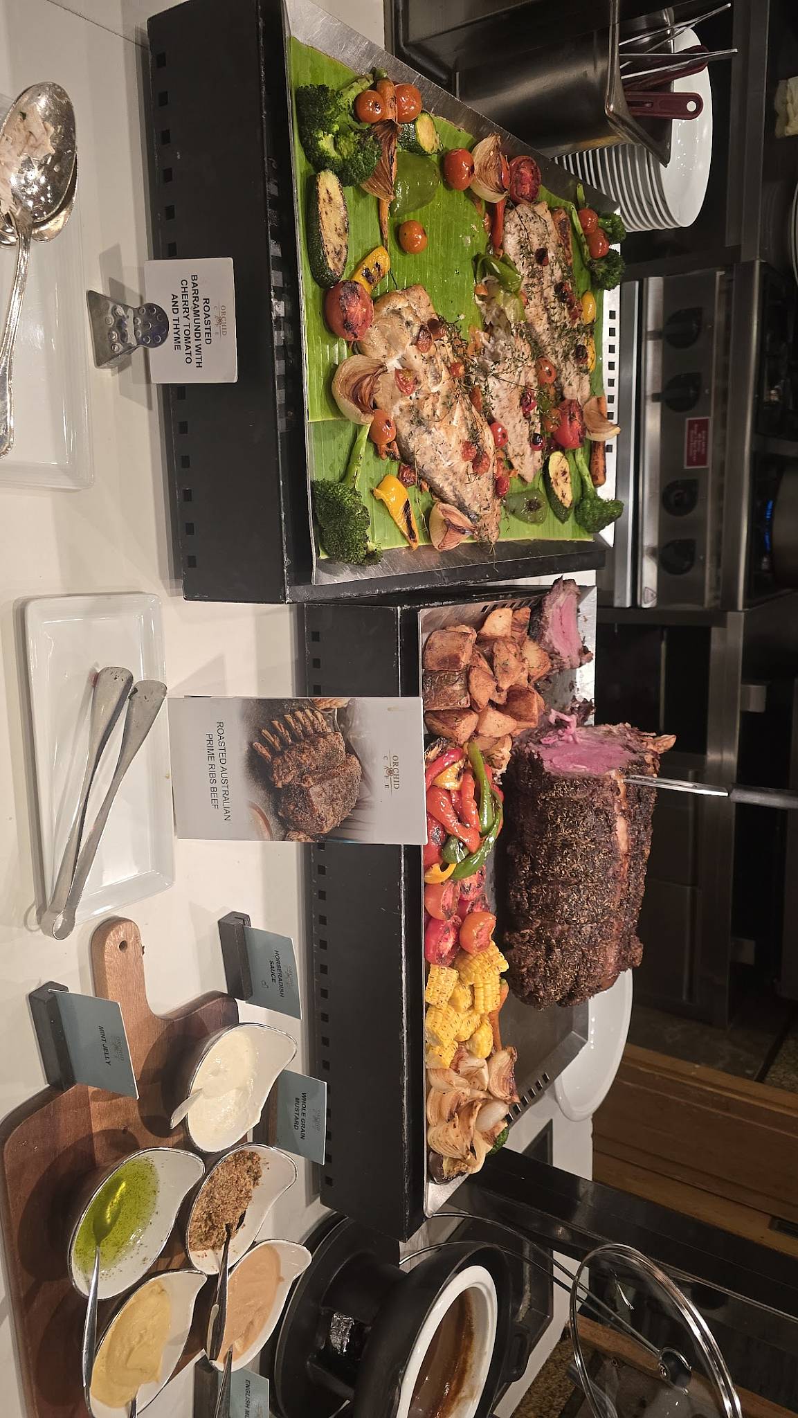 Menu at Orchid Café restaurant, Bangkok, 250 Sukhumvit Rd