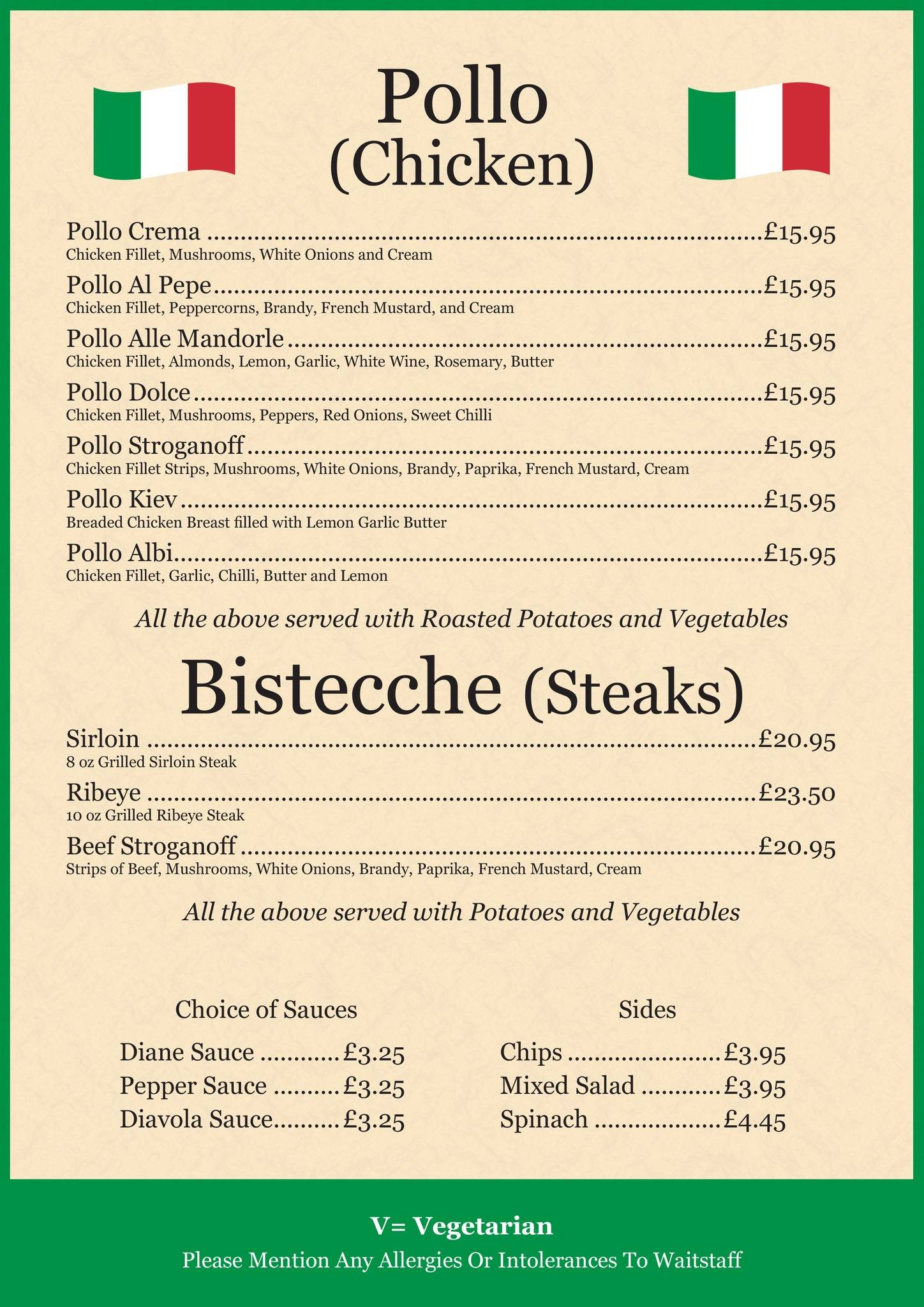 Menu at Osteria Italian Restaurant, Hull