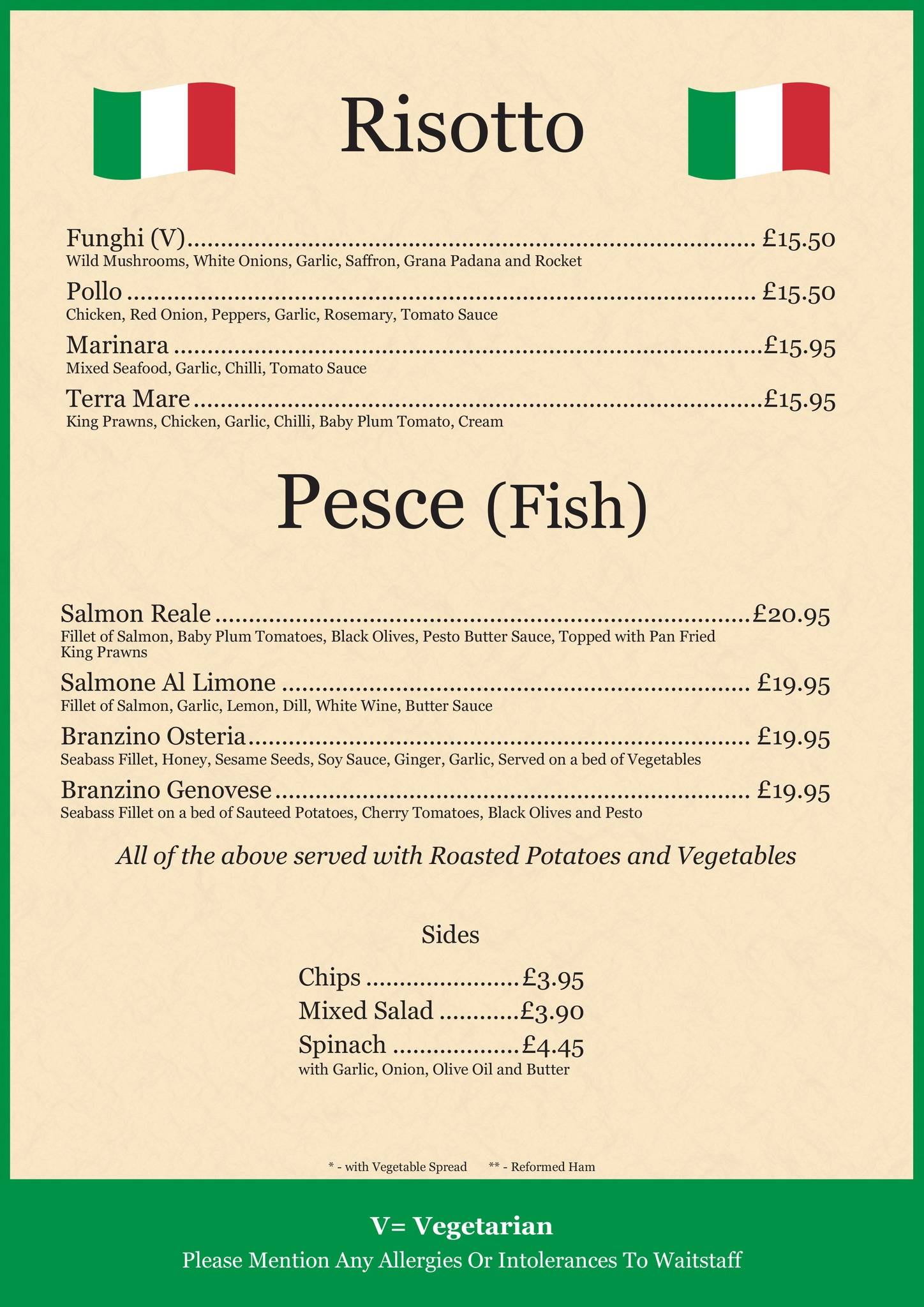 Menu at Osteria Italian Restaurant, Hull