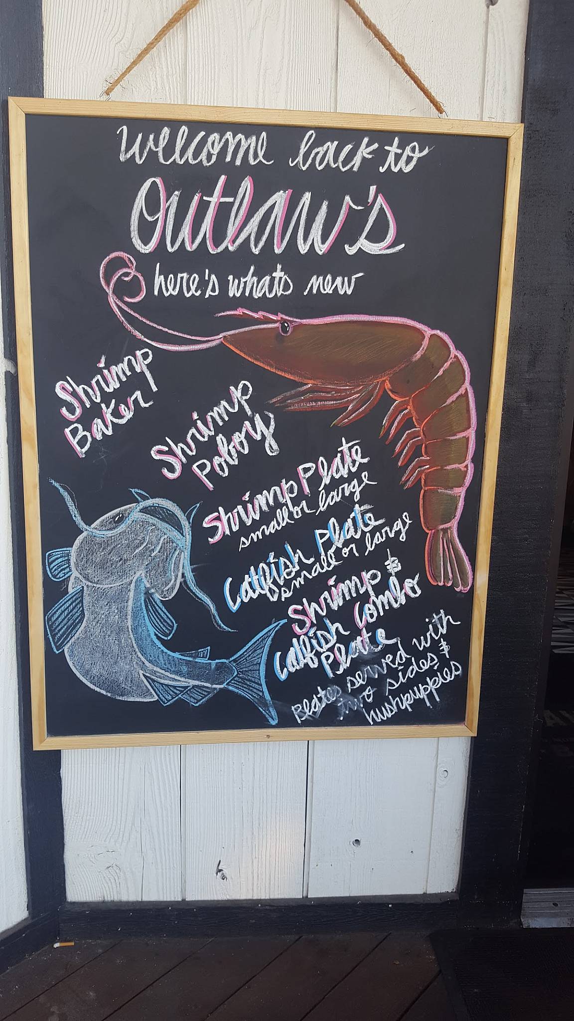 Menu at Outlaws BBQ-Alexandria, LA, Alexandria