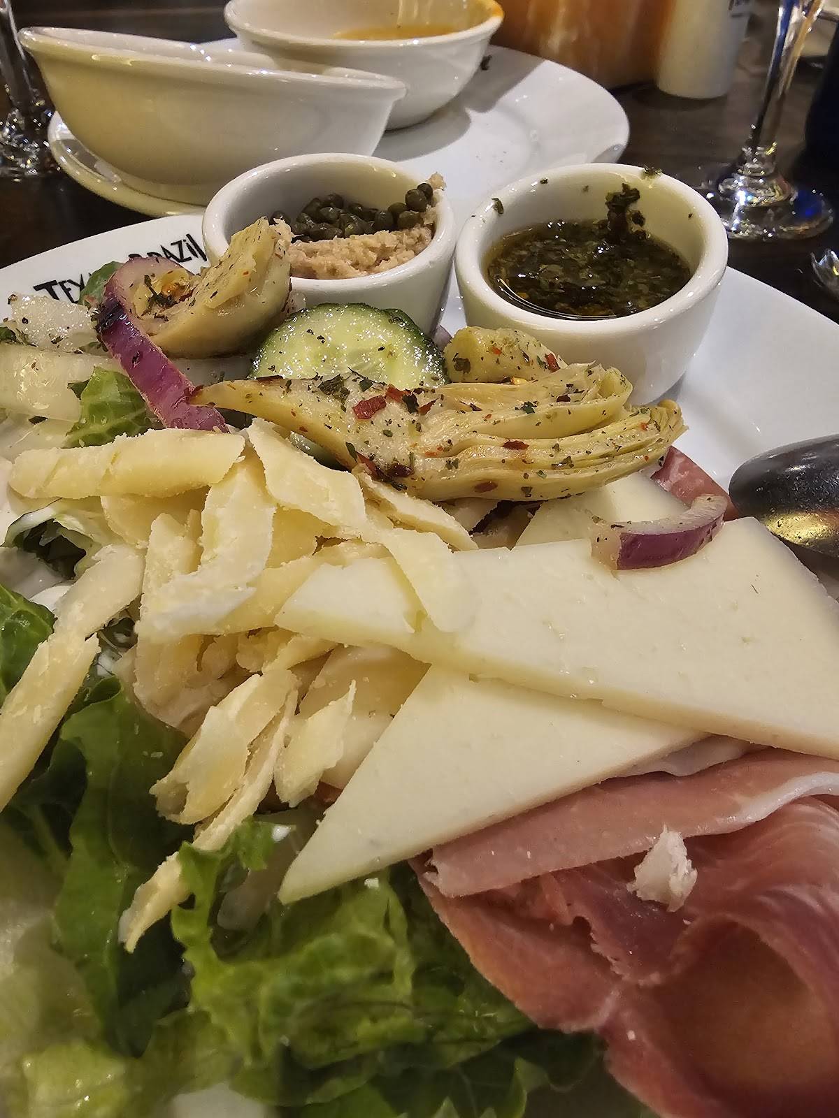 Menu at Texas de Brazil steakhouse, Oxnard