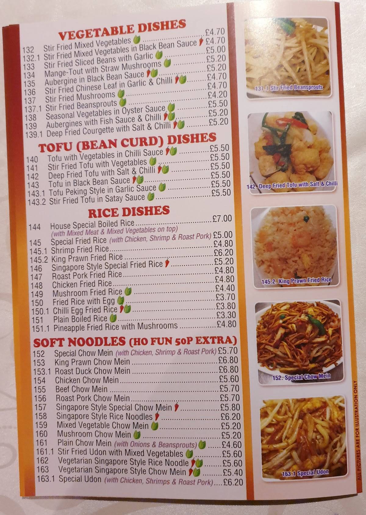 Menu at Golden Palace restaurant, Oxted, 40 Station Rd W