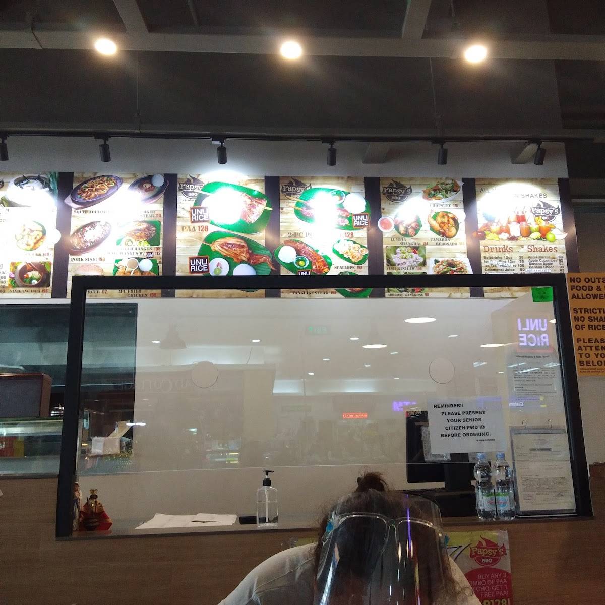 Menu at PAPSY’S BBQ COLONNADE, Mandaue City
