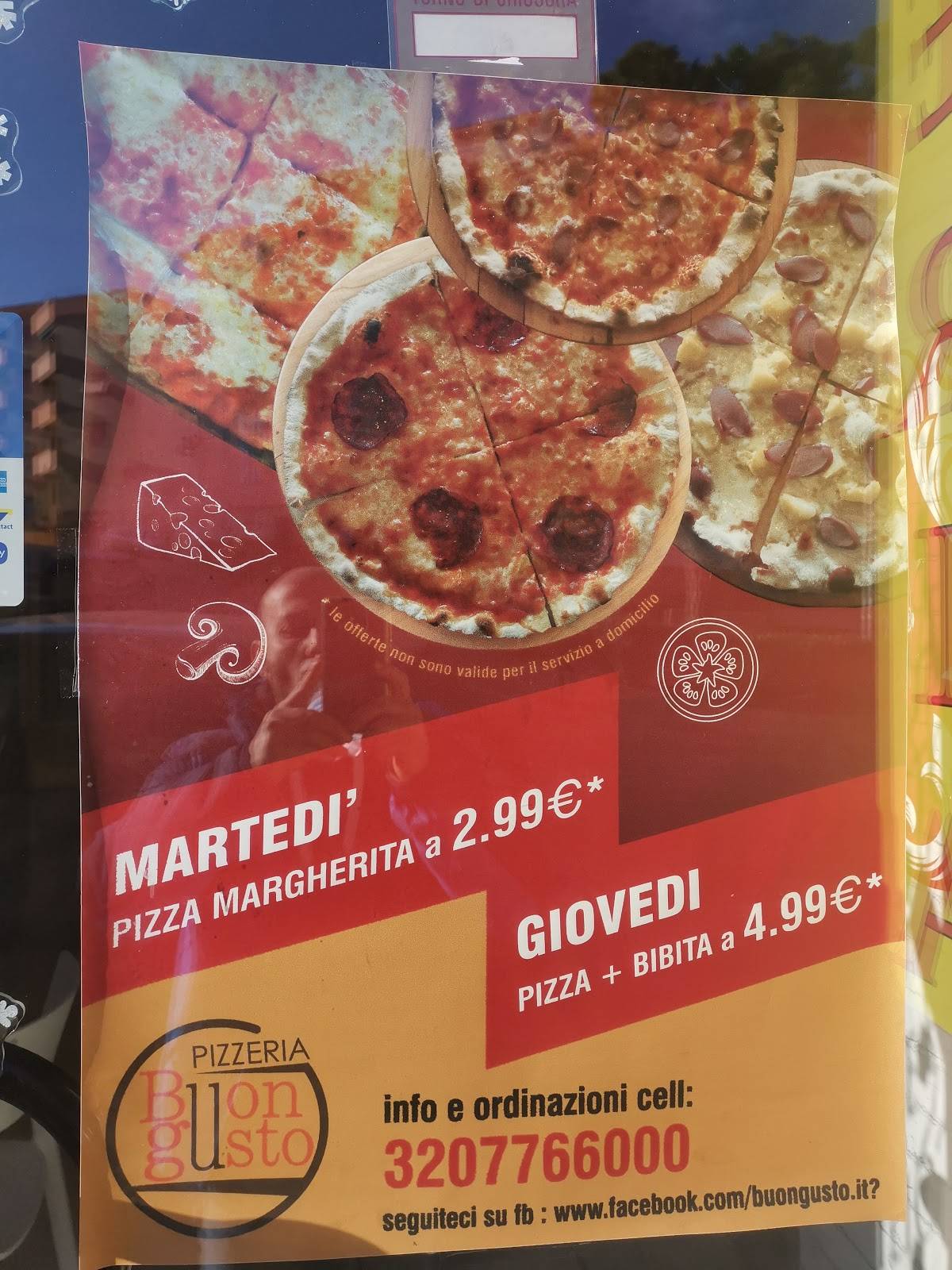 Speisekarte von PIZZERIA BUONGUSTO LE GRAZIE, Ancona