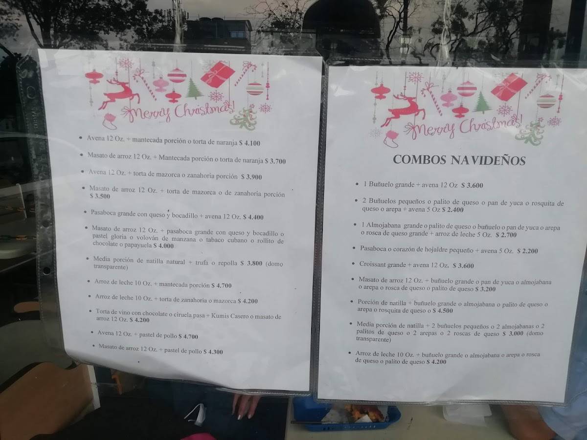 Carta de Panadería Y Pastelería El Rosal, Bogotá, Ac. 24 # 97 03