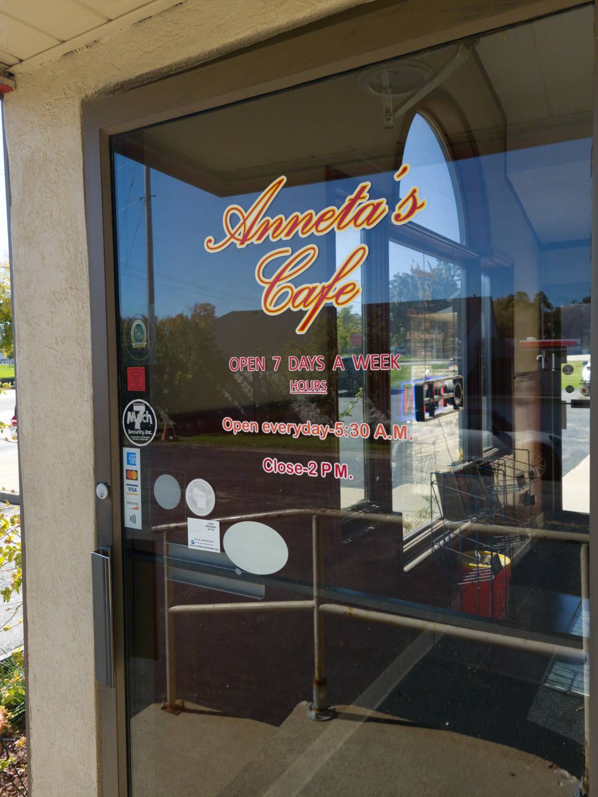 Menu at Parkside Cafe AKA Annetta's Cafe, Union Grove