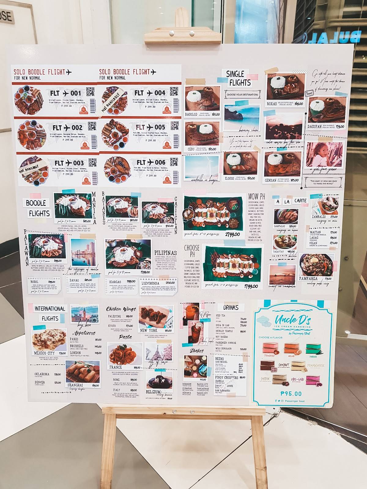 Menu at Passenger Seat - SM City San Mateo restaurant, San Mateo