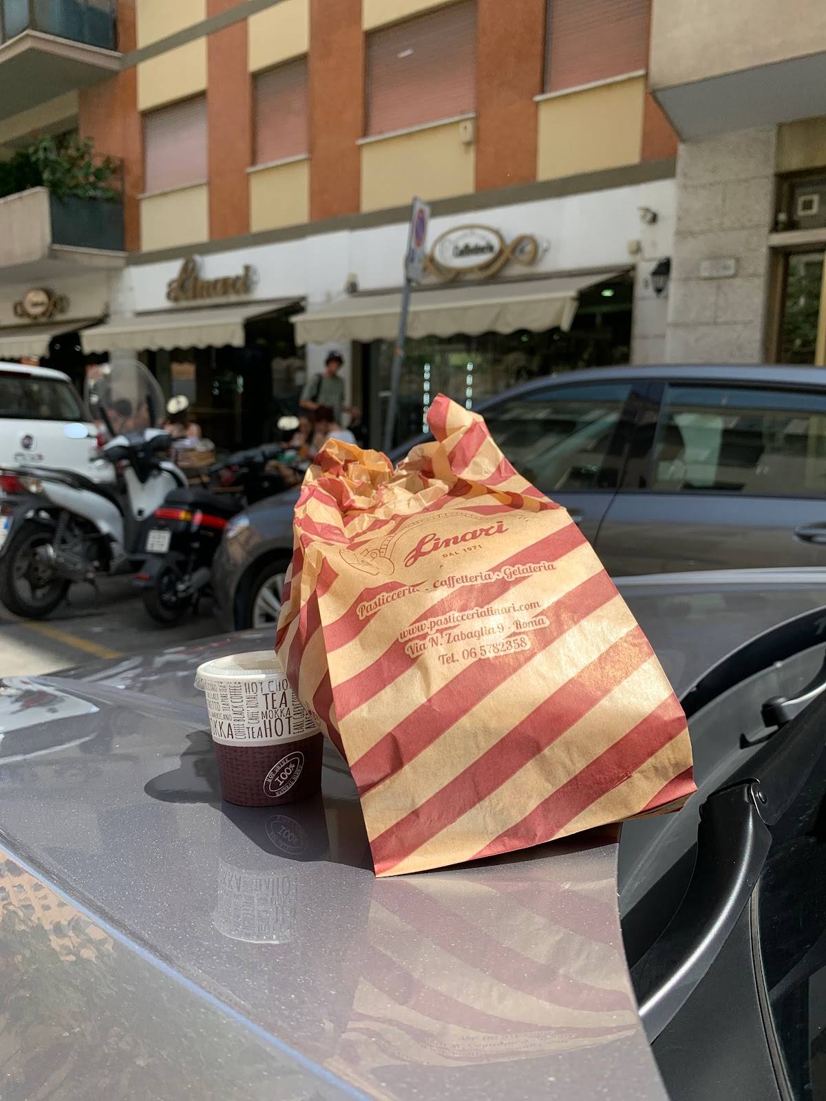 Menu at Pasticceria Linari, Rome