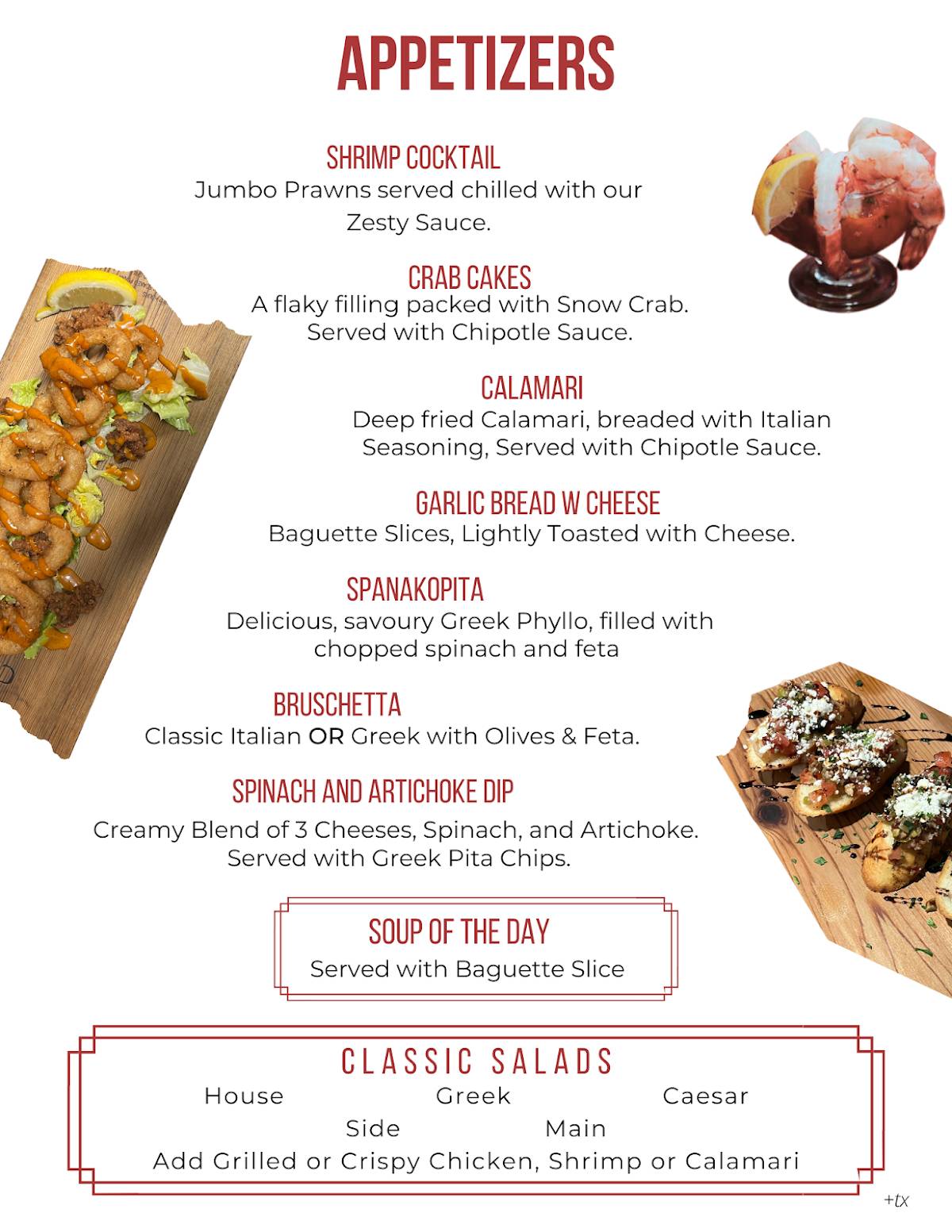 Menu at Pier 21 pub & bar, Penetanguishene