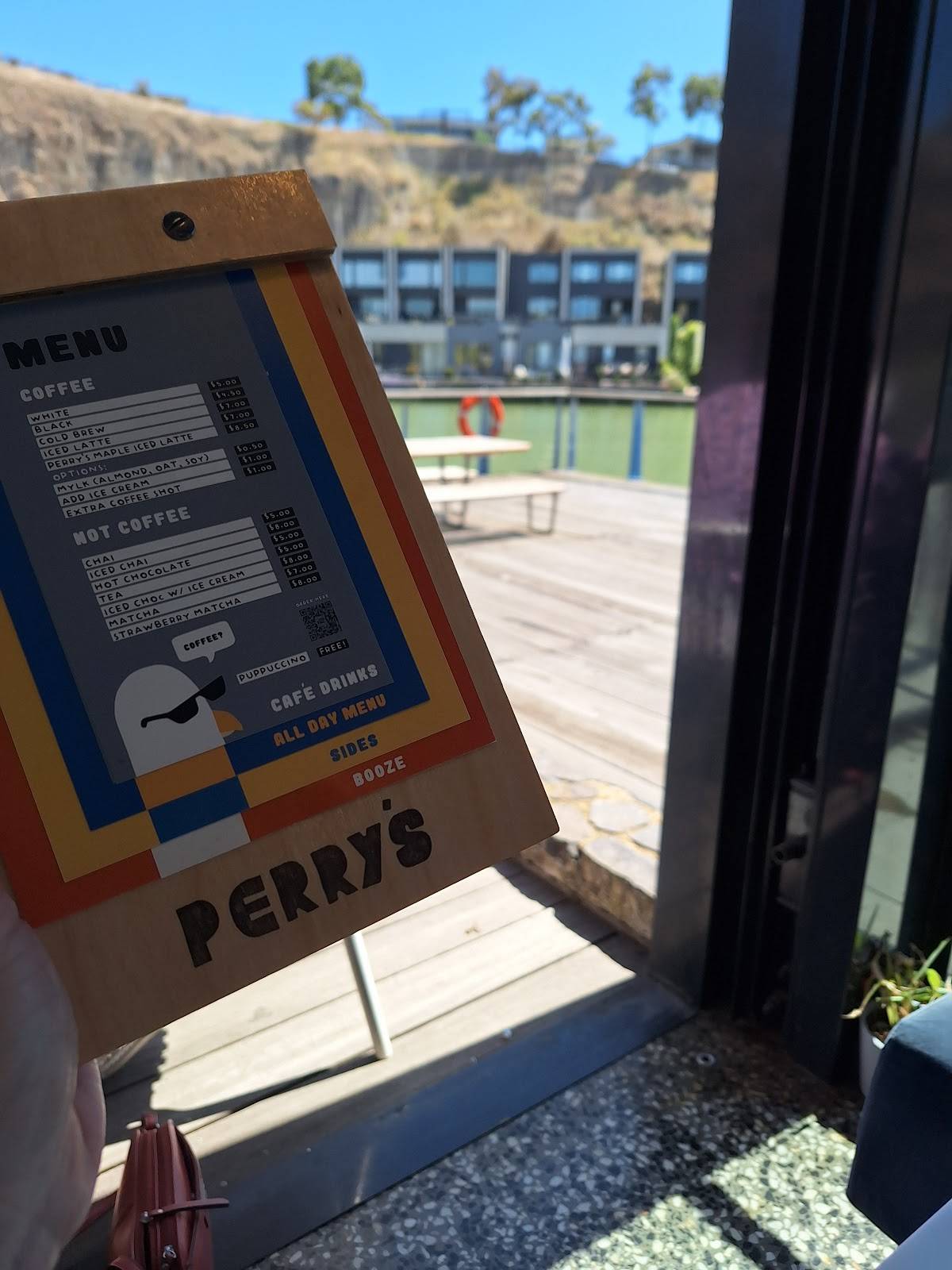 Menu at Perry’s (Peregrine Social Club), Keilor East