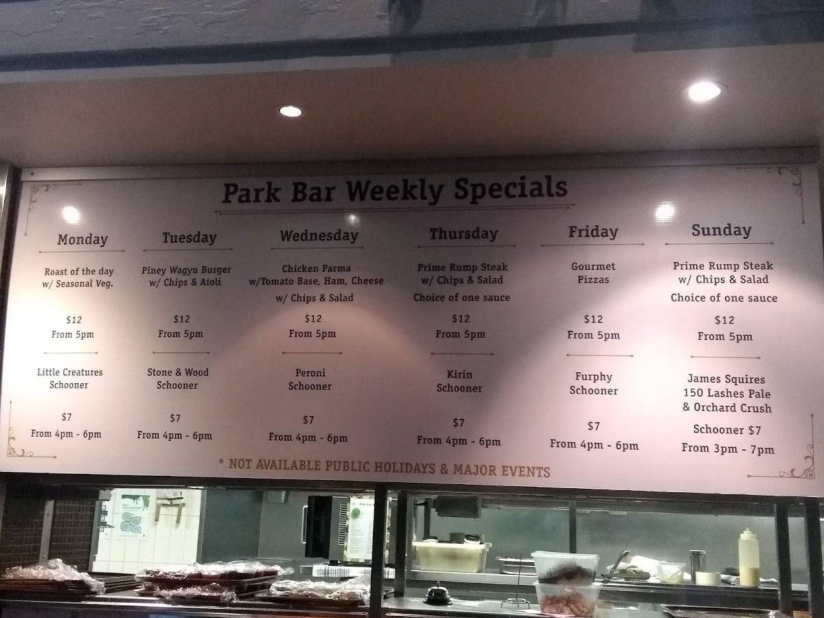 Menu at Pineapple Hotel pub & bar, Kangaroo Point, 706 Main St