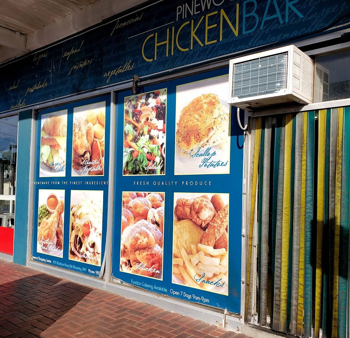 Menu at Pinewood Chicken Bar, Mount Waverley
