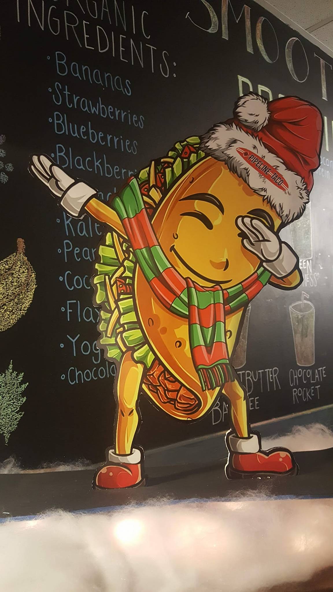 Menu at Pipeline Taco restaurant, Wayne