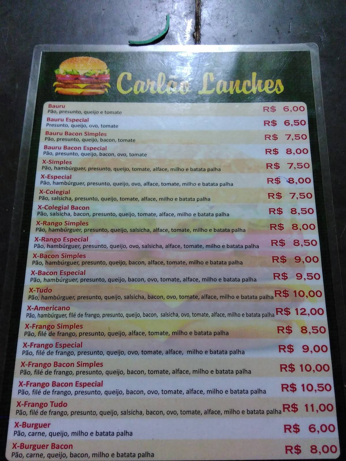 Menu em Pit Dog do Carlão pub & Bar, Piracanjuba