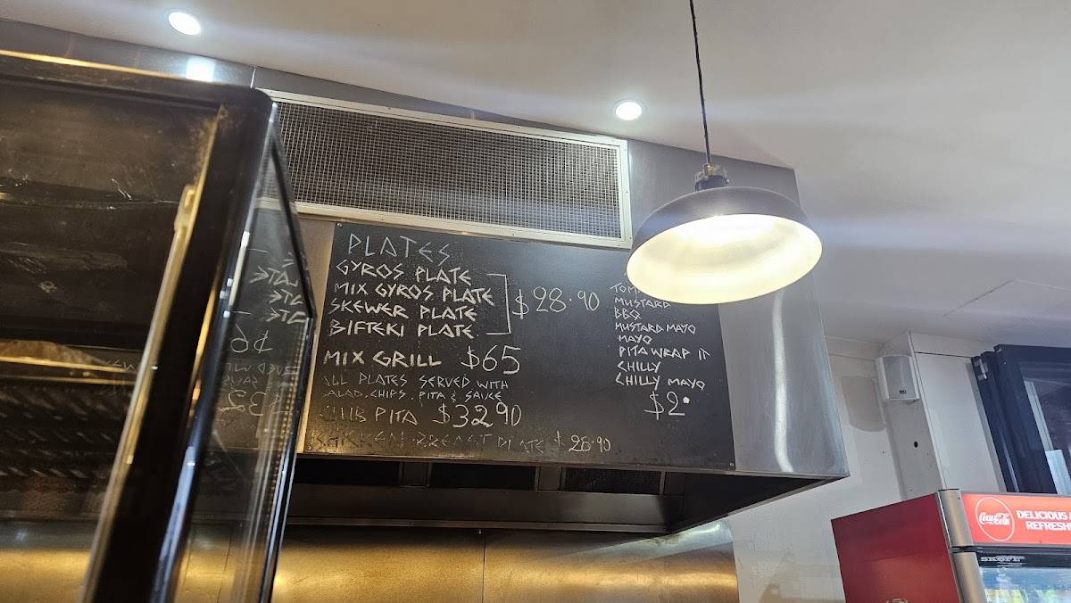 Menu at Pita Wrap It Greek Takeaway restaurant, Huntingdale