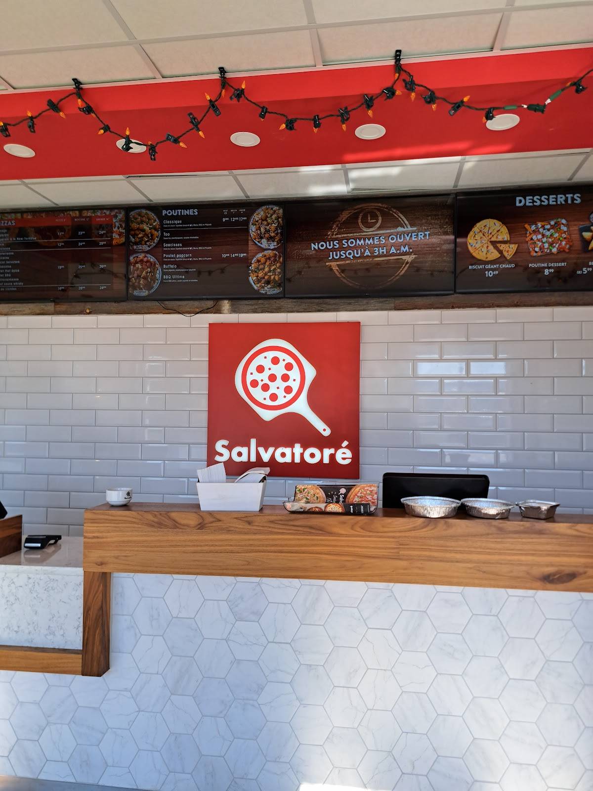 Menu at Pizza Salvatoré restaurant, Rouyn-Noranda, 679 Av. Larivière