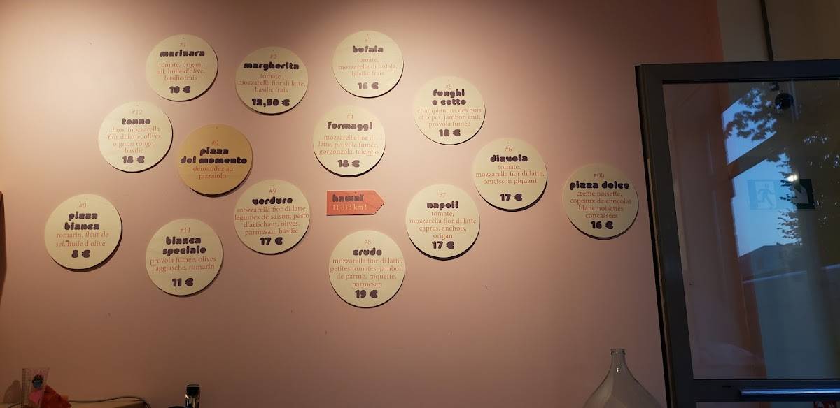 Menu au Pizza e Basta, La Hulpe
