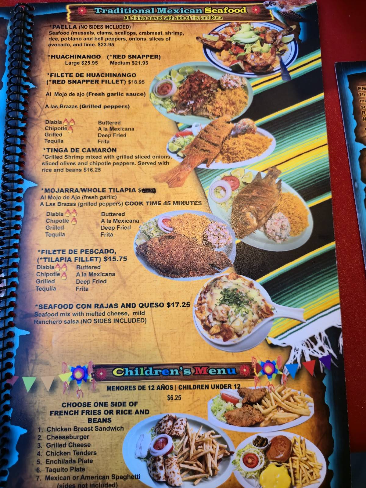 Menu at Plaza Garibaldi restaurant, Waukesha, Silvernail Rd