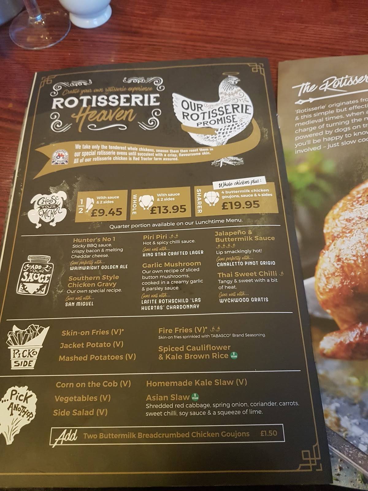 Menu at Poachers pub & bar, Chirk