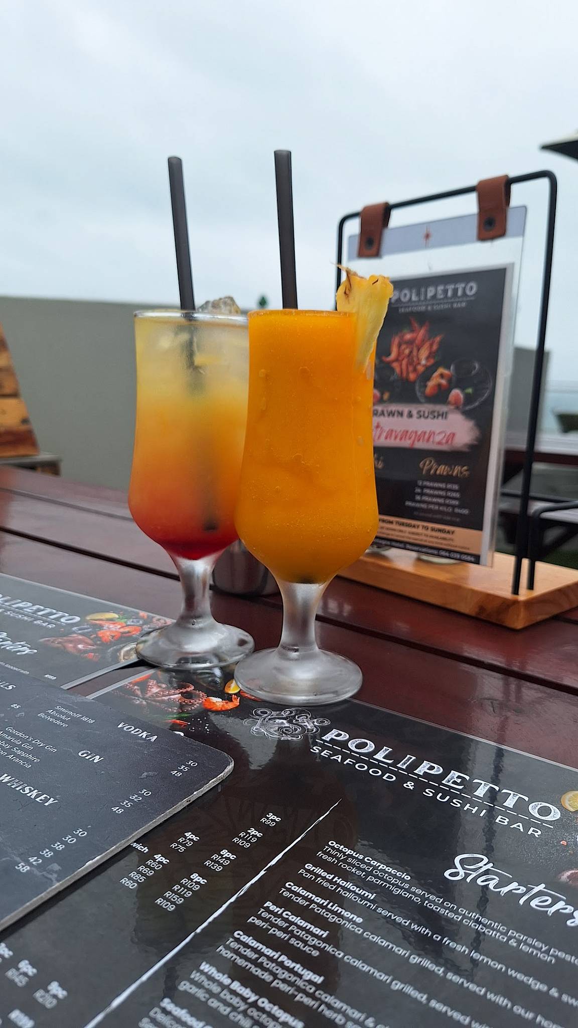 Menu at Polipetto Seafood Restaurant & Sushi Bar, Dolphin Coast