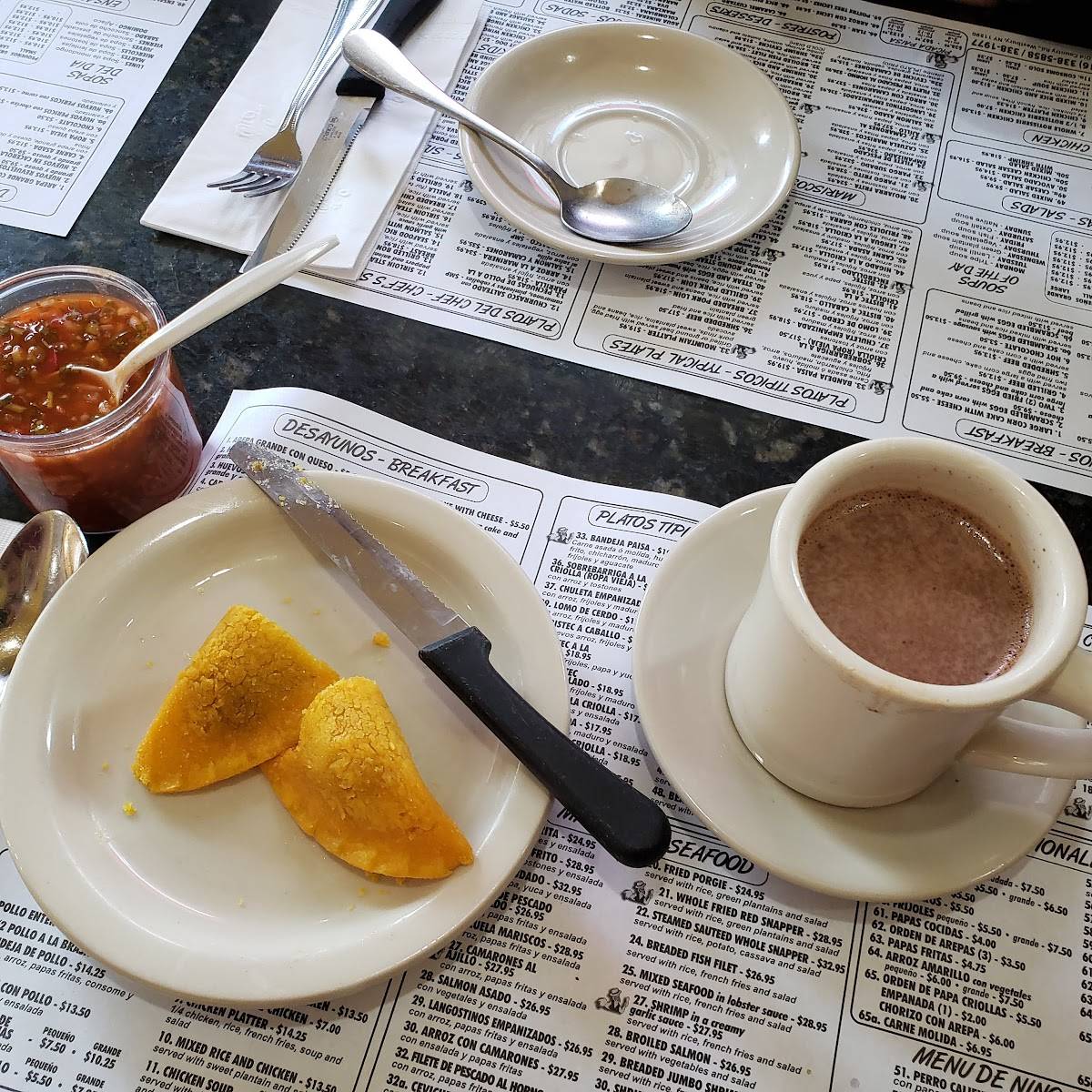 Menu at Pollos El Paisa restaurant, Westbury