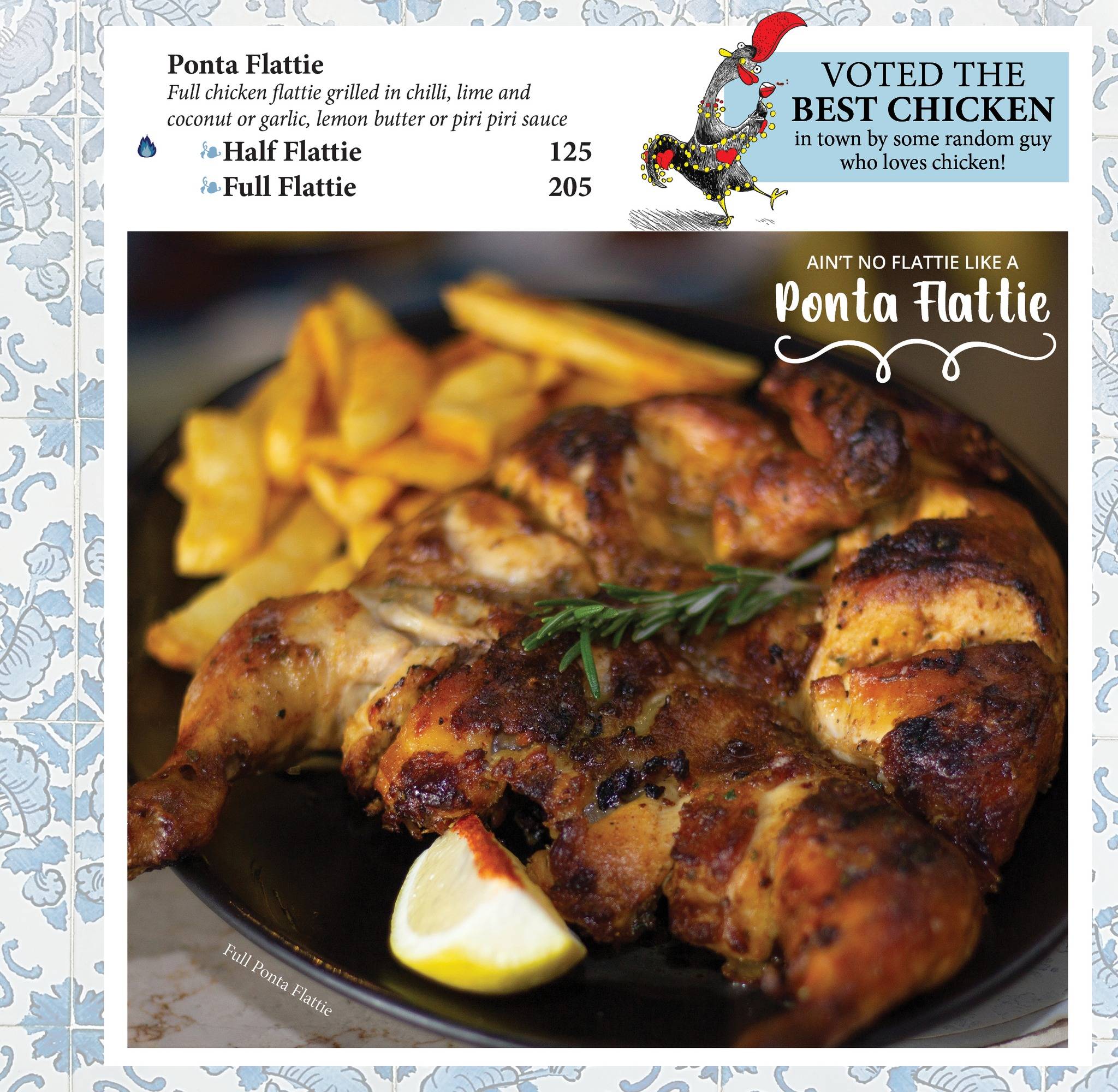 Menu at Ponta - Portuguese Inspired Food Restaurant, South Africa