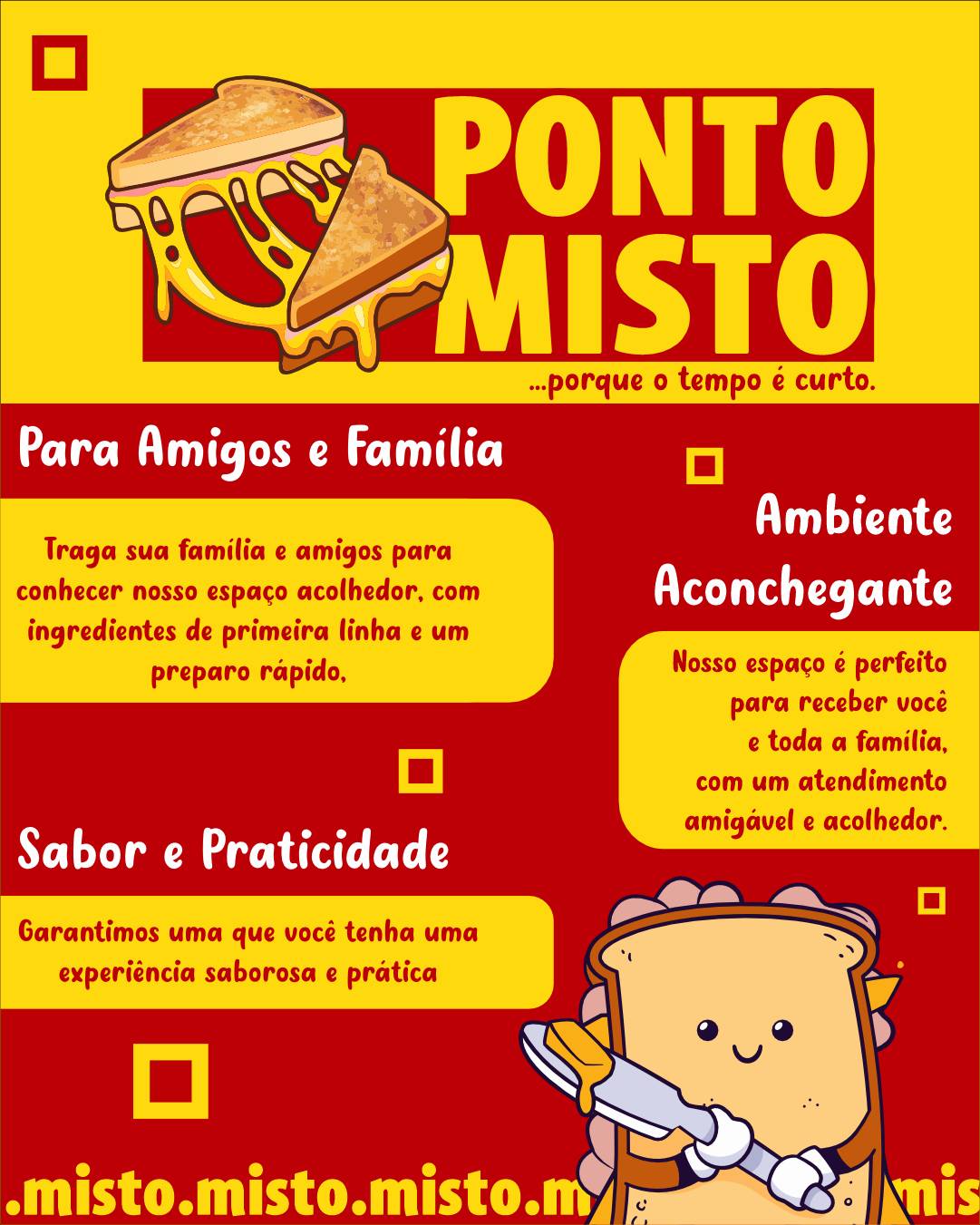 Menu em Ponto Misto restaurante, Anápolis