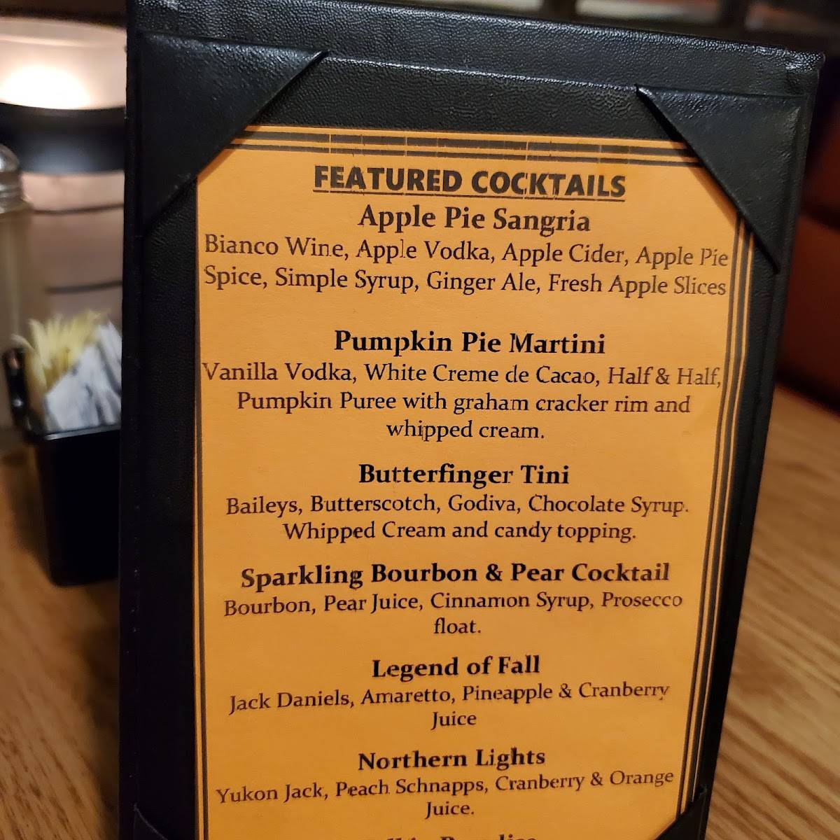 Menu at Prime Steak House steakhouse, Bethlehem