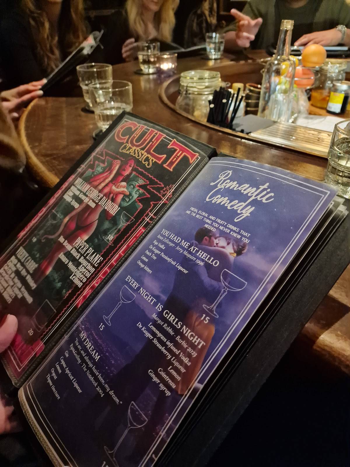 Menu at Bar Oldenhof, Amsterdam